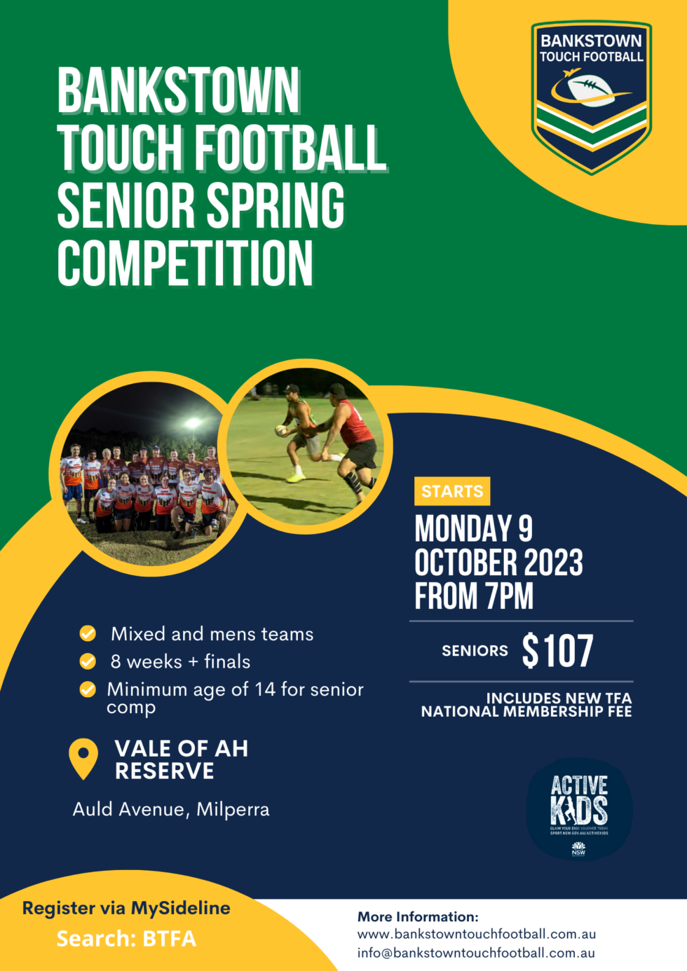 Local Competition | Bankstown Touch Football