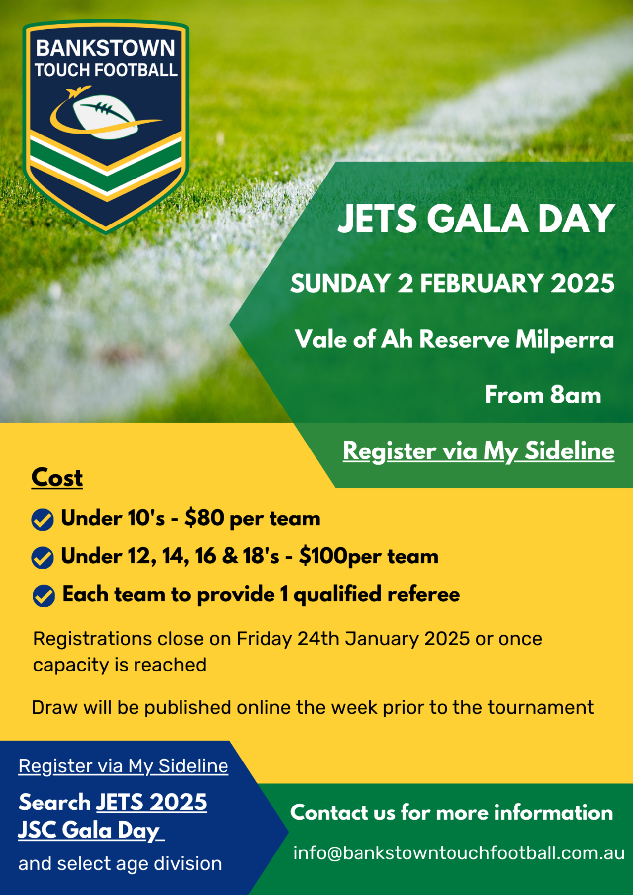 Bankstown Touch Football | Touch Football Association